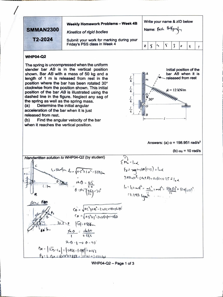 WHP04 Q2 | PDF | Space | Dynamics (Mechanics)