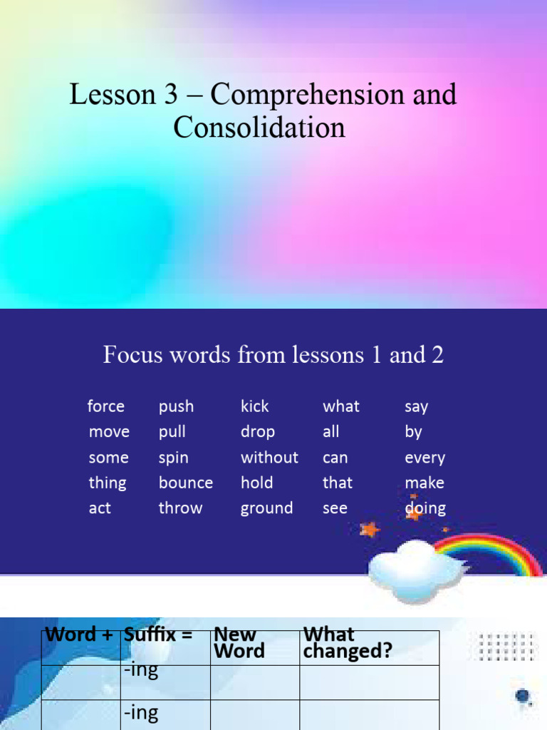 Grade 7 Intervention Lesson 3CNCHS | PDF
