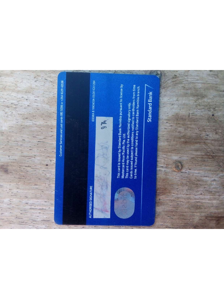 Credit Card Standard Bank Image | PDF