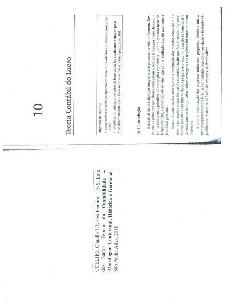TDE 2 1 Texto Teoria Contabil Lucro | PDF