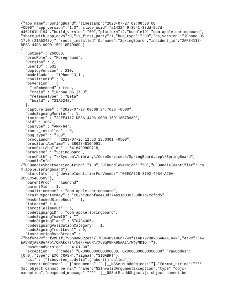 SpringBoard 2023 07 27 090838.ips | PDF | Computer Architecture ...