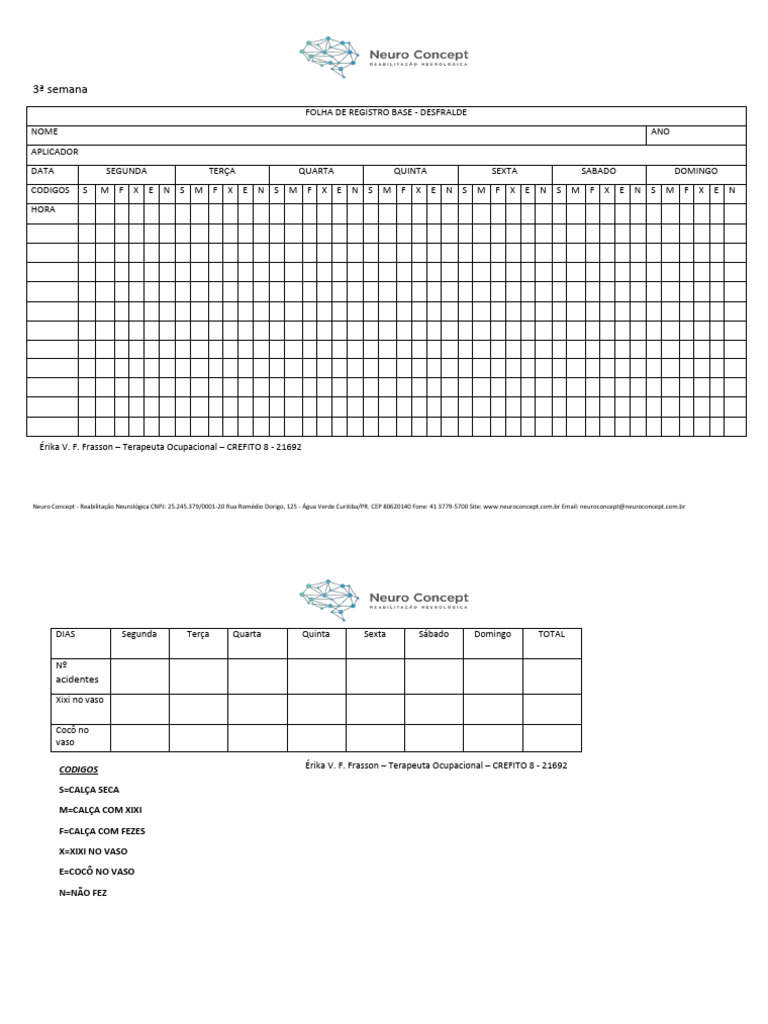Protocolo Desfralde 03 Semana | PDF