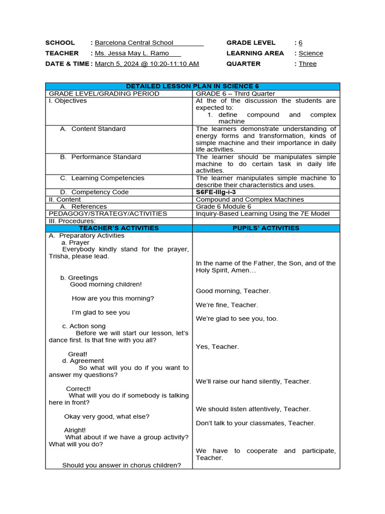 Compound and Complex Machine | PDF | Machines | Learning