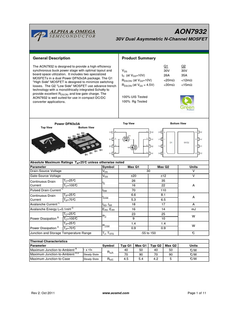 Aon 7932 | PDF | Electrical Resistance And Conductance | Electronic ...