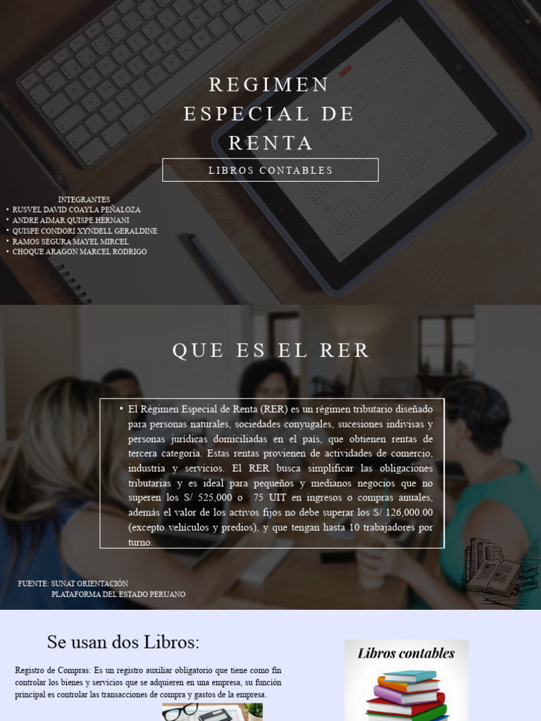 Régimen Especial de Renta: Guía RER | PDF | Business | Economias