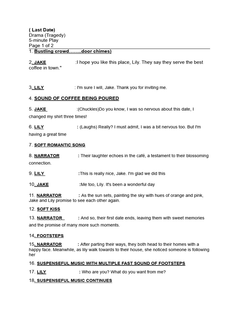 G4 Drama Script | PDF