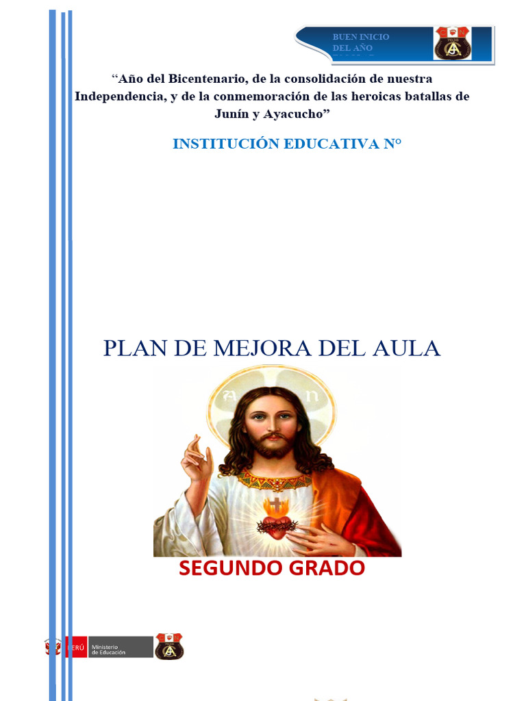 Ok PLAN DE MEJORA 2do - 2024 | PDF | Comprensión lectora | Ciencia ...