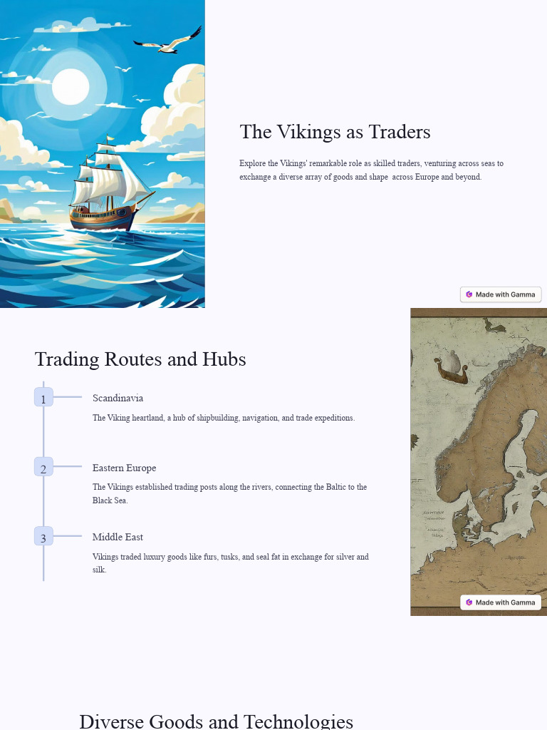Viking Trade and Cultural Exchange | PDF | Vikings | Trade