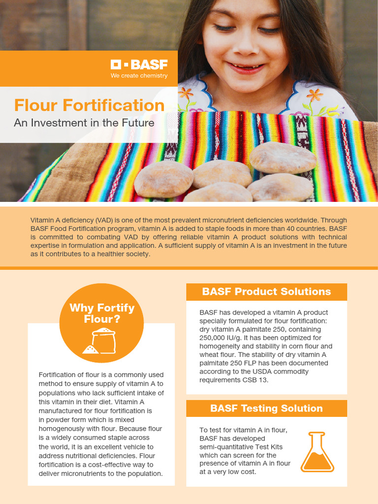 Flour Fortification for Health | PDF | Vitamin A | Vitamin