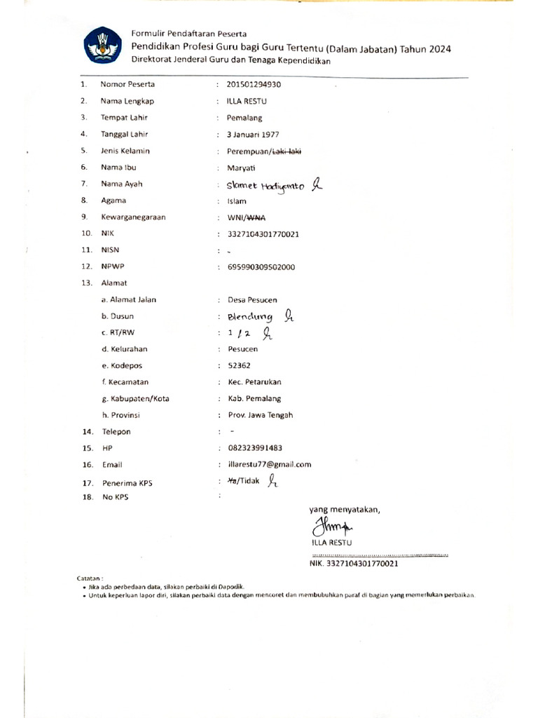 Form A1 | PDF