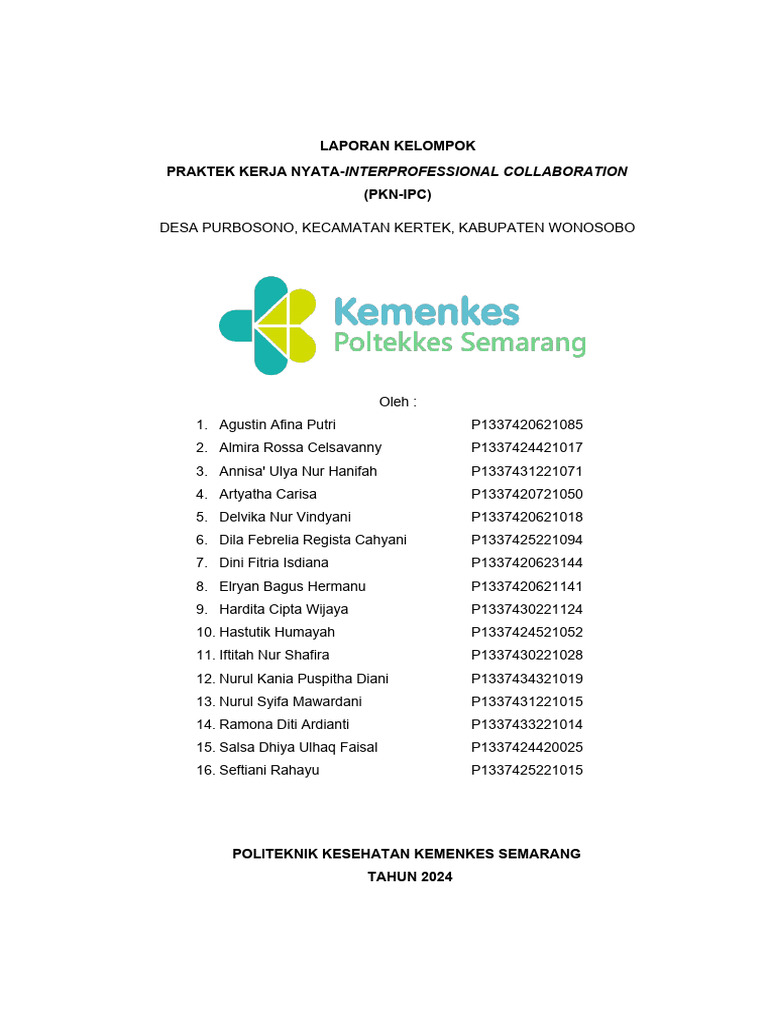 Laporan Kelompok PKN Ipc | PDF