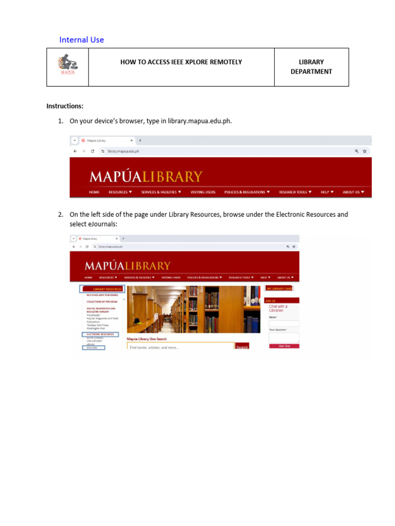 How To Access IEEE Xplore Remotely - 2 | PDF