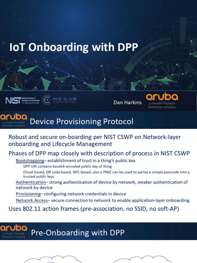 09-Nist Nccoe Iot DPP DNH Slides | PDF | Security | Computer Security