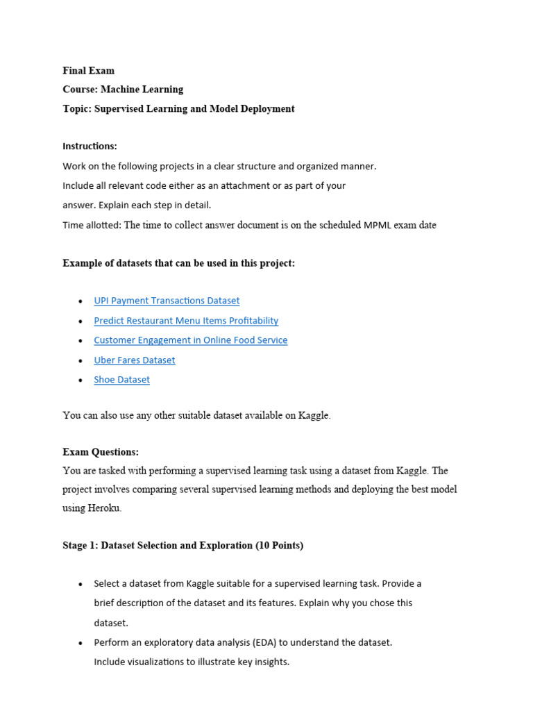 Final Exam MPML | PDF | Machine Learning | Applied Mathematics