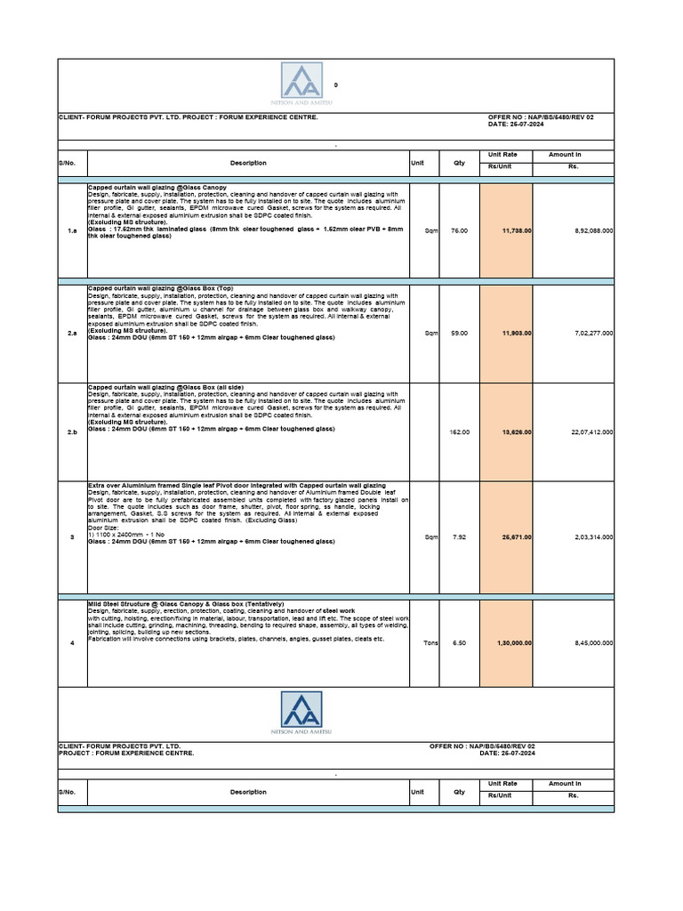 Sor Rev 02 | PDF | Door | Building Engineering