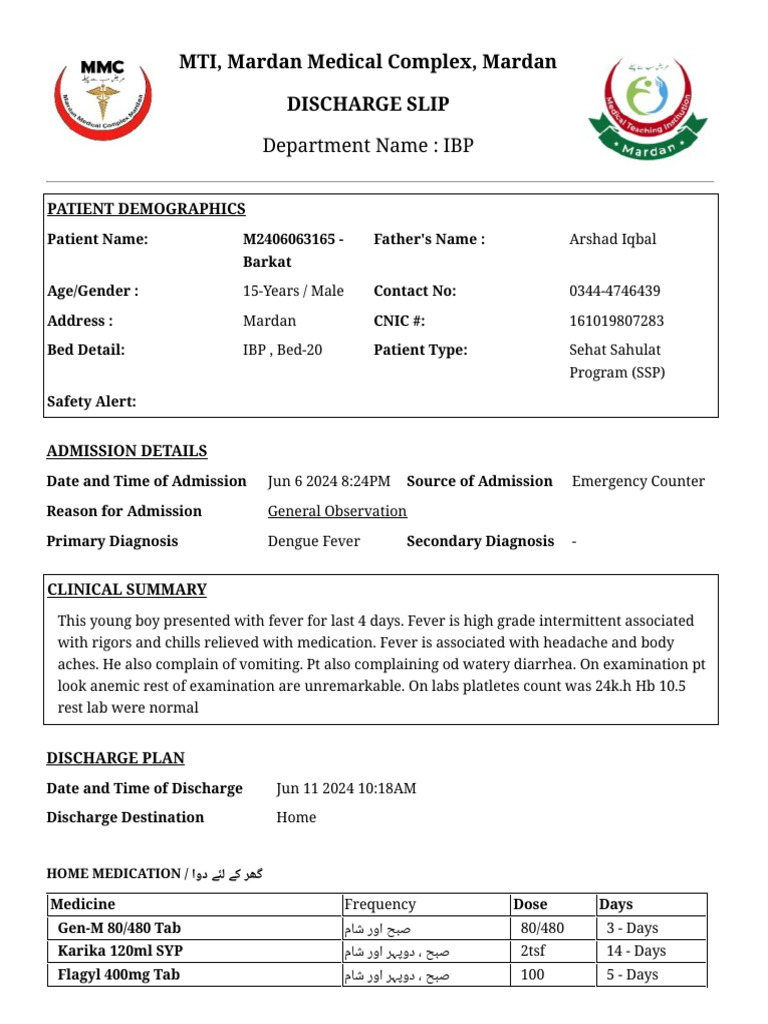 Discharge Summary | PDF | Causes Of Death | Medical Specialties