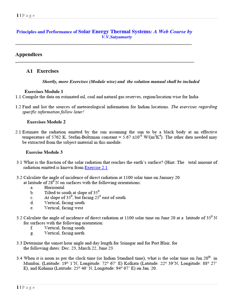Appendices | PDF | Physical Sciences | Applied And Interdisciplinary Physics