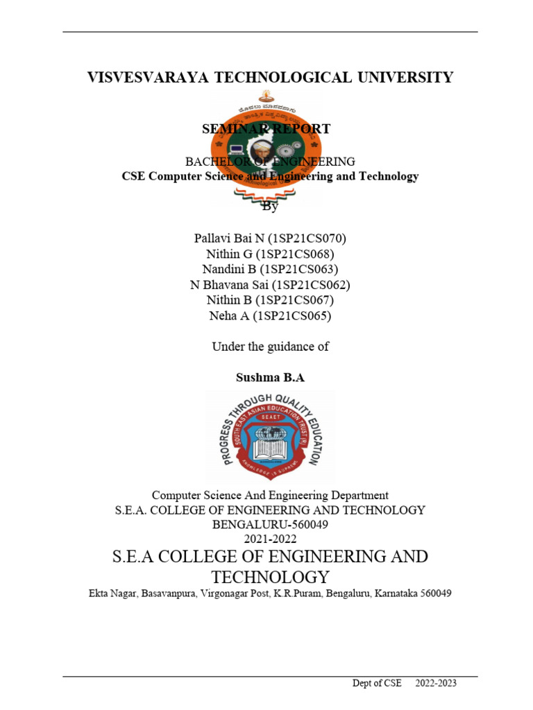 OS 4th Sem Seminar Report | PDF | Computer Data Storage | Usb Flash Drive
