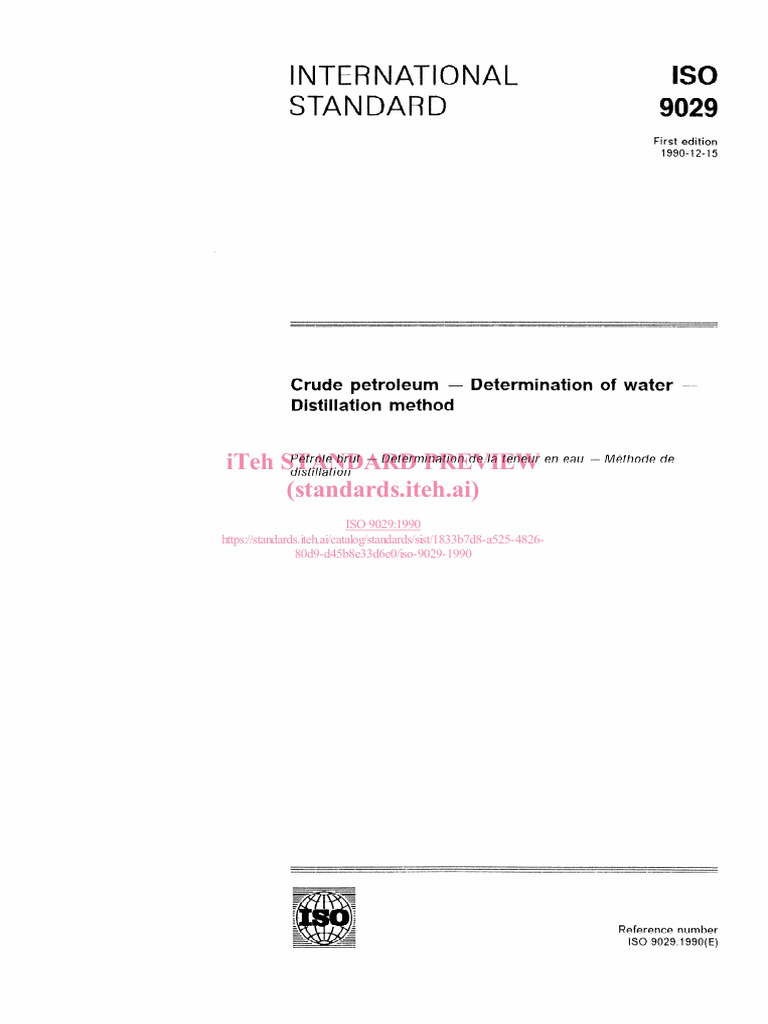 Iso 9029 1990 | PDF | International Organization For Standardization