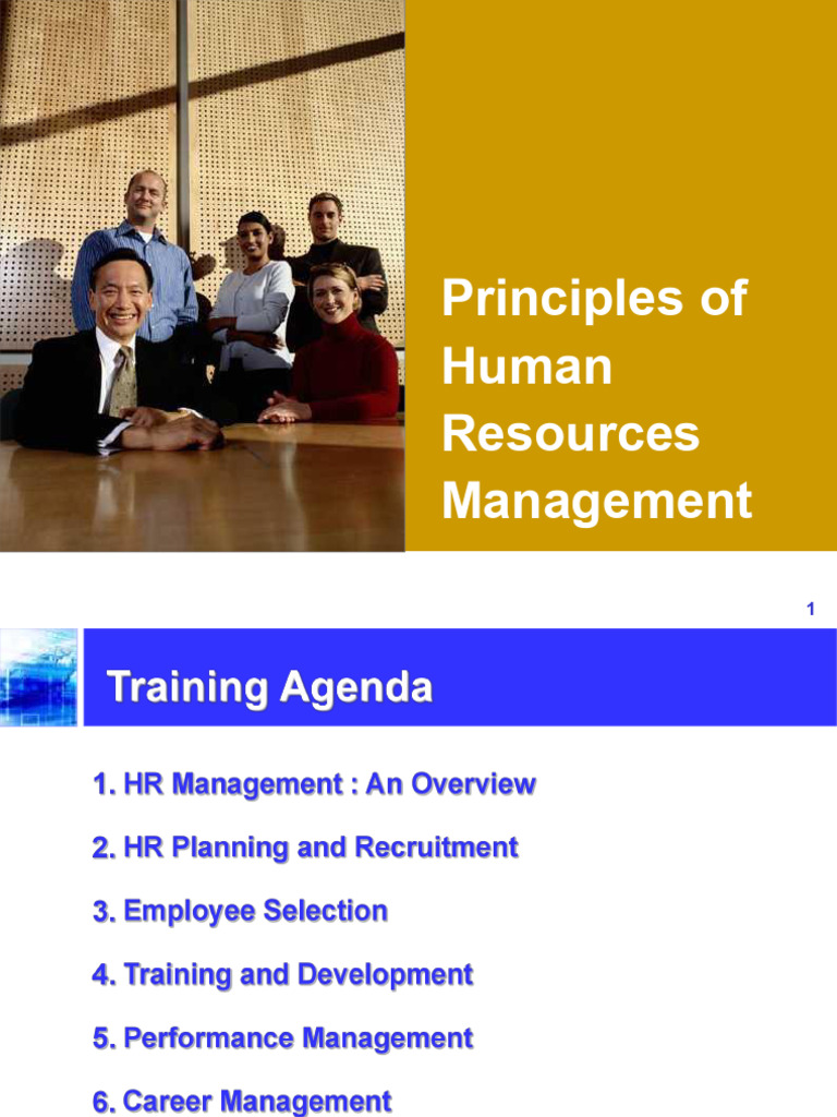 Principles of HR Management - PPTX Edit | PDF