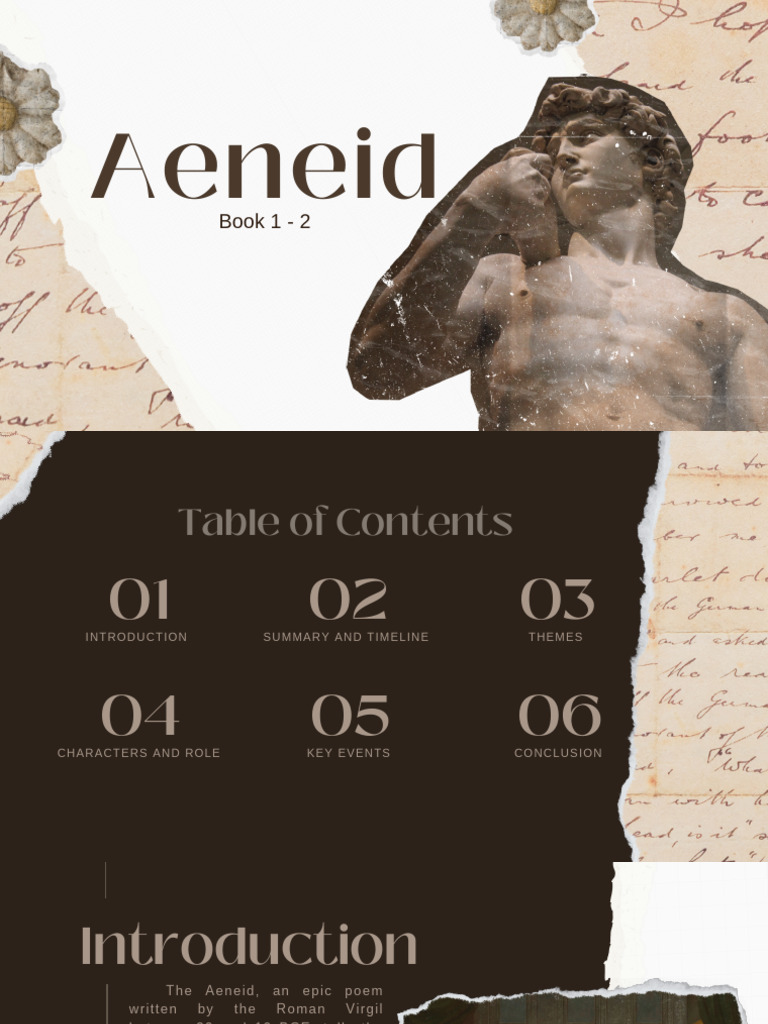 Aeneid Overview: Books 1-2 Summary | PDF | Aeneas | Aeneid