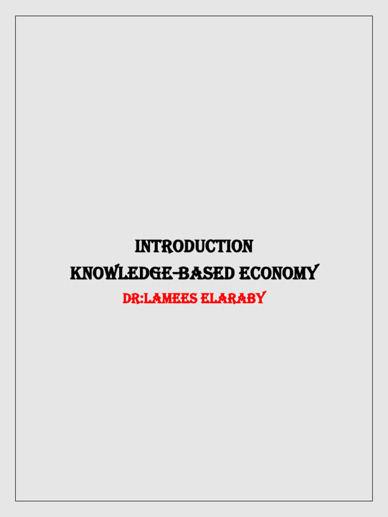 Introduction of Knowledge-4 | PDF | Knowledge | Information