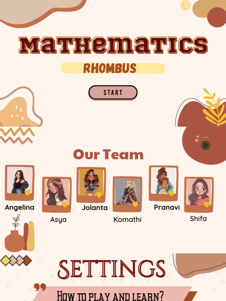 Math - Rhombus Presentation | PDF | Euclidean Plane Geometry ...