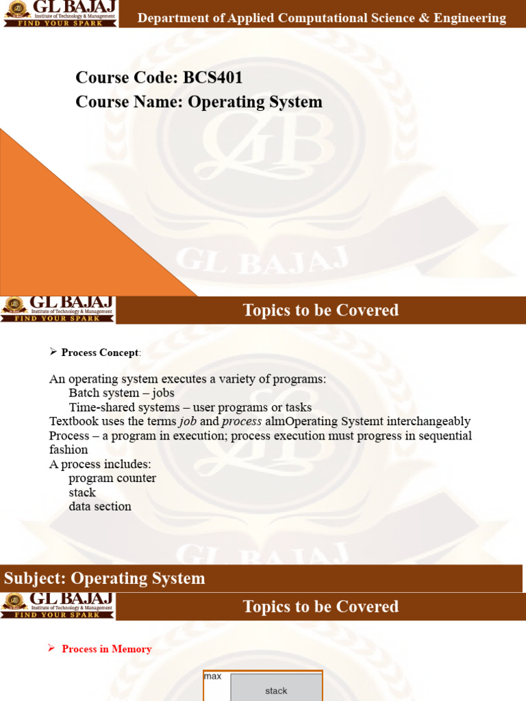 Unit 2 OS | PDF | Process (Computing) | Computing