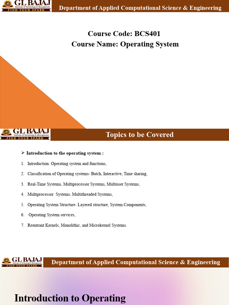 Unit 1 Operatig System 2024 | PDF | Operating System | Kernel ... Unit 1 Operatig System 2024 | PDF | Operating System | Kernel ...