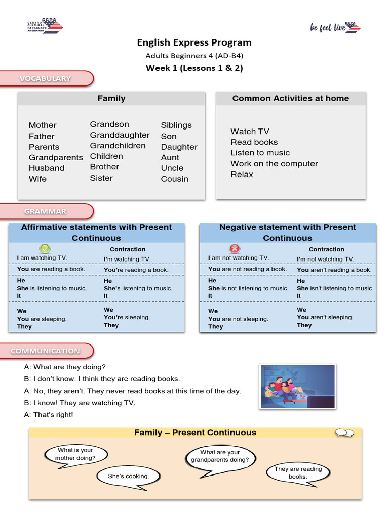 English Express for Adult Beginners | PDF | Family | Interpersonal ...