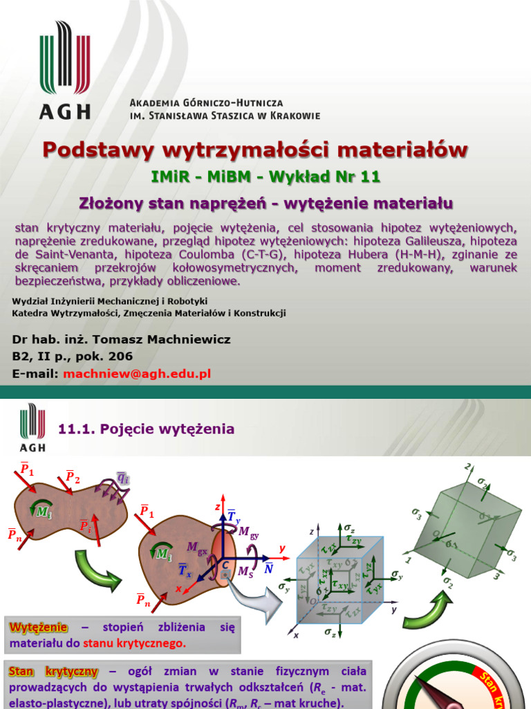 IMiR - PWM - Wyklad - 11 - Hipotezy Wytezeniowe | PDF