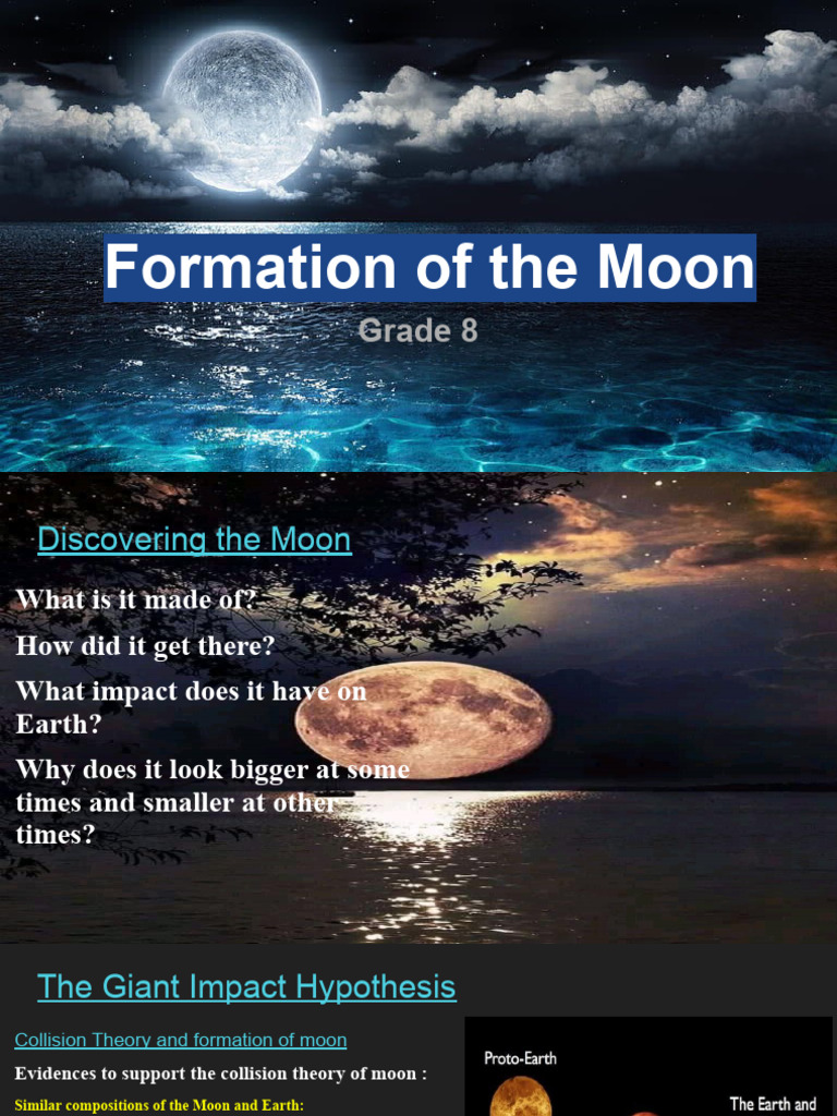 Formation of The Moon | PDF | Plate Tectonics | Star Formation