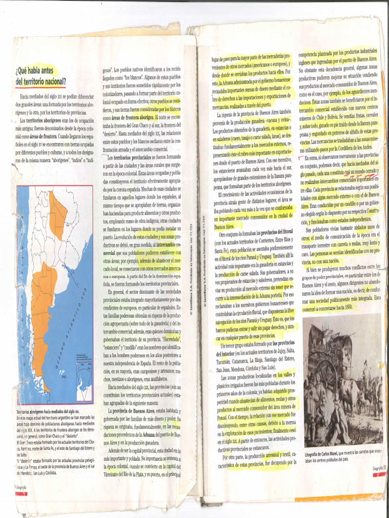 ¿Que Habia Antes en El Territ Nacional (1era Parrte) | PDF