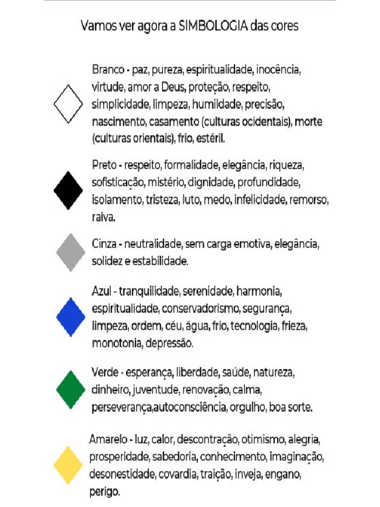 Simbologia Das Cores Pdf