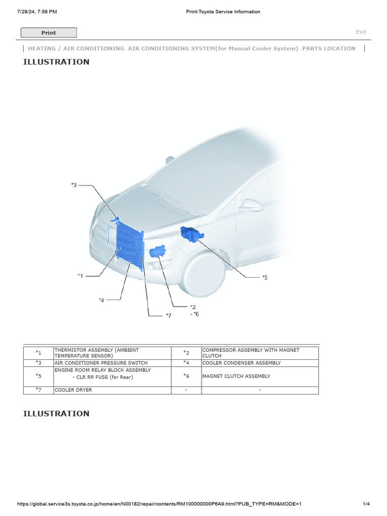 Lokasi Komponen AC Innova Reborn | PDF | Air Conditioning | Heat Transfer