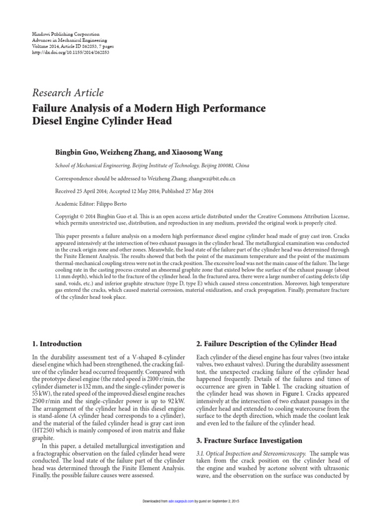 Failure Analysis of A Modern High Performance Dies | PDF | Fracture ...
