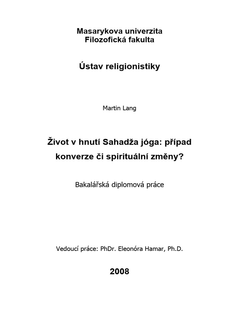 Martin Lang-Zivot V Hnuti SJ | PDF
