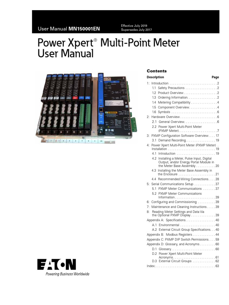Power Xpert Multi Point Meter User Manual Mn150001en | PDF | Power ...