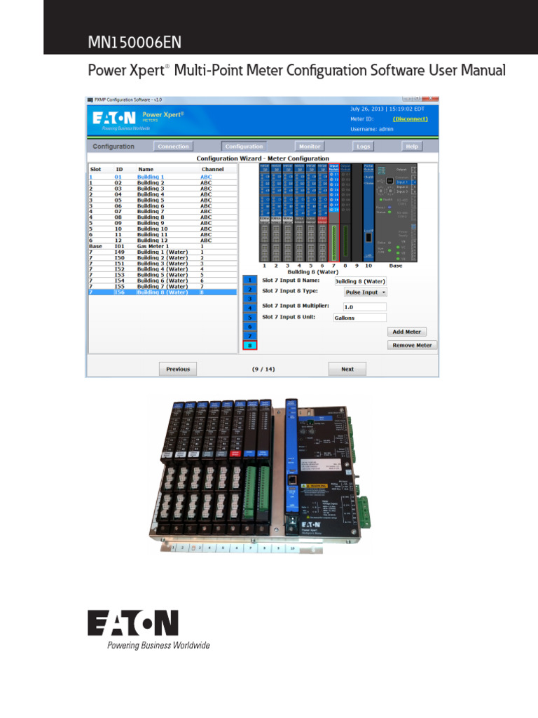Power Xpert Multi Point Meter Configuration Software User Manual ...