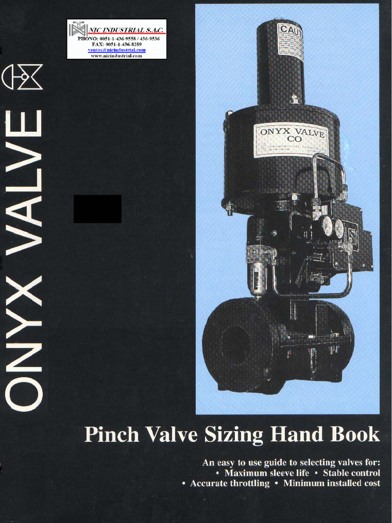 Onyx - Valvulas Pinch | PDF