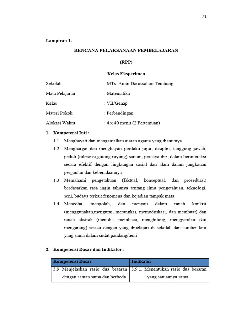 Lampiran Skripsi | PDF | Karier & Perkembangan | Metode & Bahan Ajar