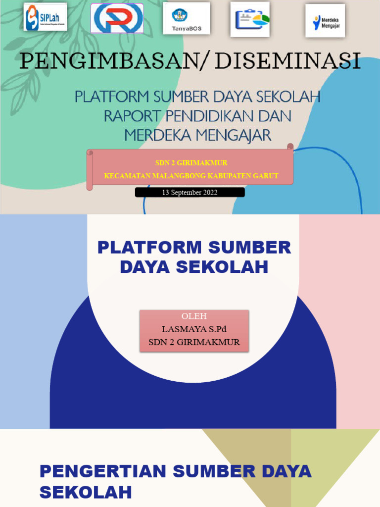 Platform Sumber Daya Sekolah | PDF