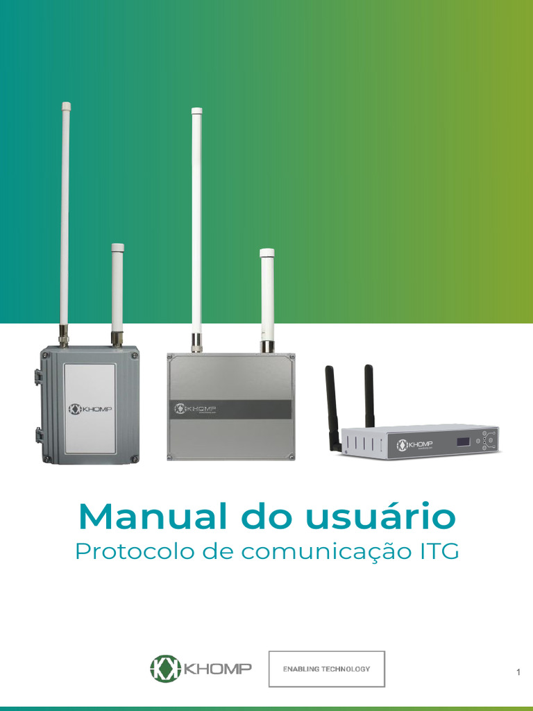 Manual Protocolo de Comunicacao ITG - PT v9 | PDF | Rede de ...