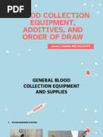Blood Bottles Guide | PDF | Coagulation | Clinical Pathology