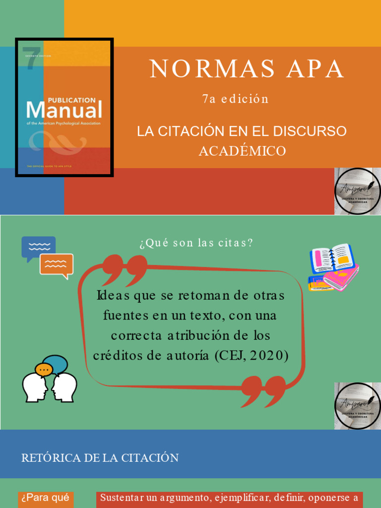 Guía de Citación en Normas APA 7ª Ed. | PDF