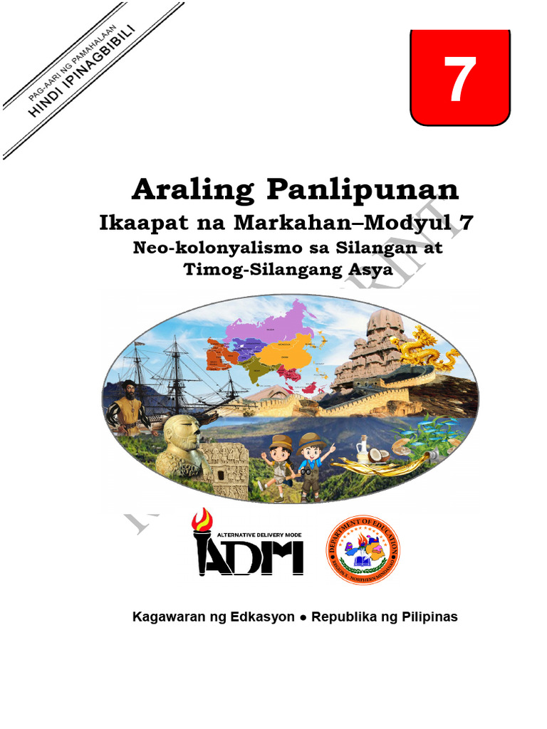 AP7 - Q4 - M7 - Neo-Kolonyalismo Sa Silangan at Timog-Silangang Asya - v5 | PDF