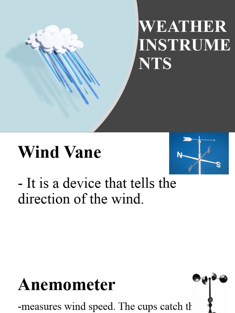 Weather Instruments | PDF