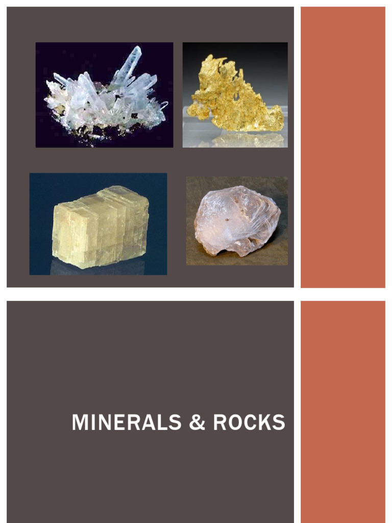 Understanding Minerals and Rocks Basics | PDF | Rock (Geology) | Minerals