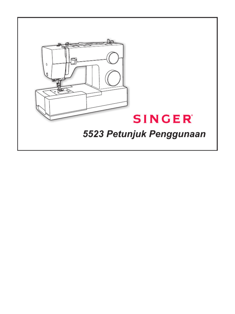 Bukut Panduan Singer 5523 | PDF