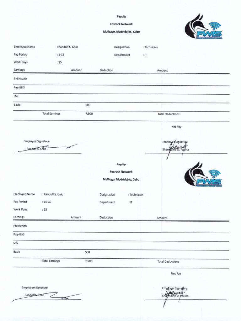 Ran2 Payslip PDF | PDF